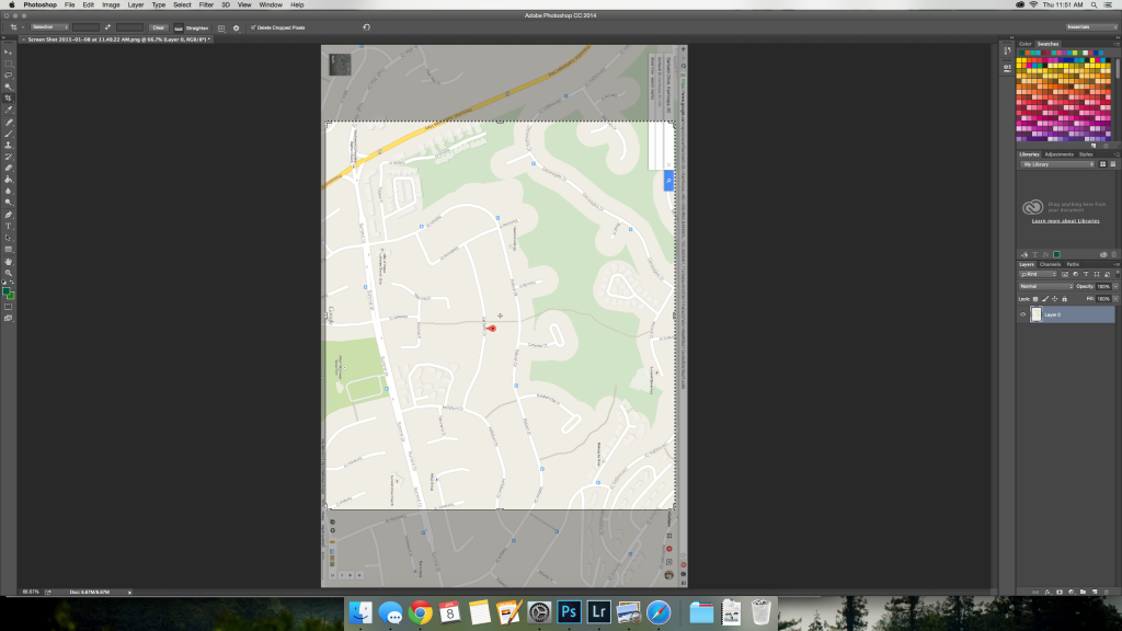 DIY Custom Street Maps Wall Art - Lemon Thistle