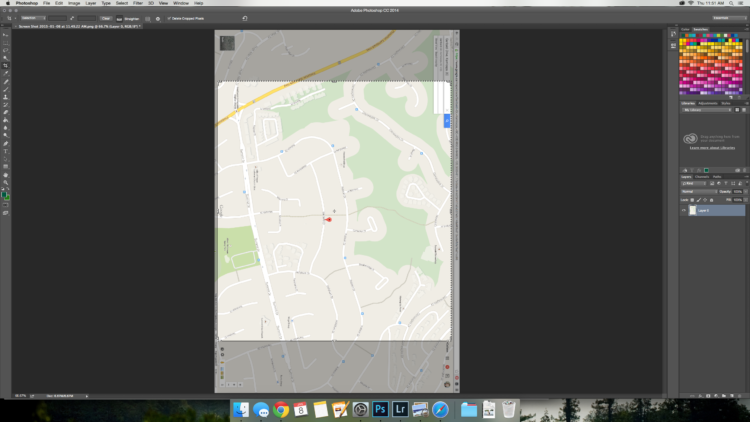 DIY Custom Street Maps Wall Art - Lemon Thistle