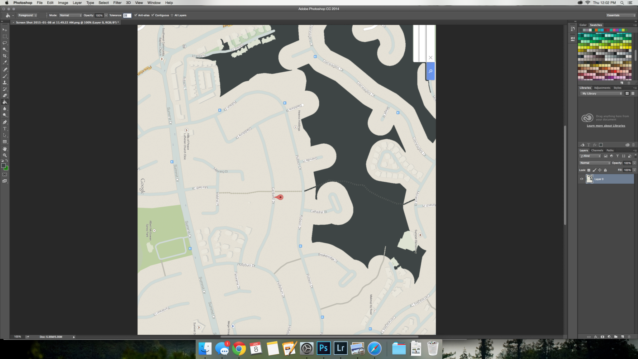 DIY Custom Street Maps Wall Art - Lemon Thistle