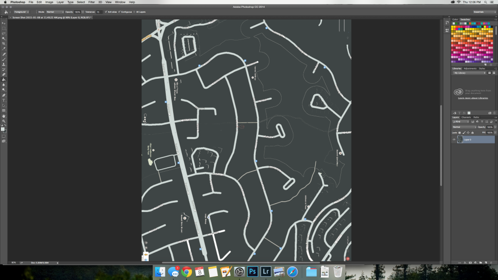 DIY Custom Street Maps Wall Art - Lemon Thistle