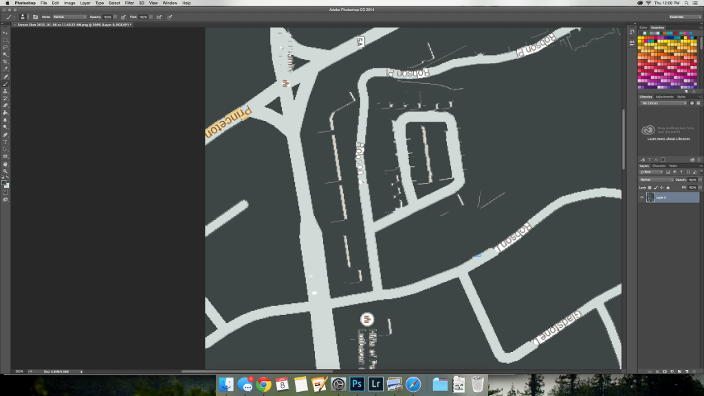 DIY Custom Street Maps Wall Art - Lemon Thistle