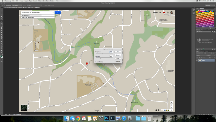 DIY Custom Street Maps Wall Art - Lemon Thistle