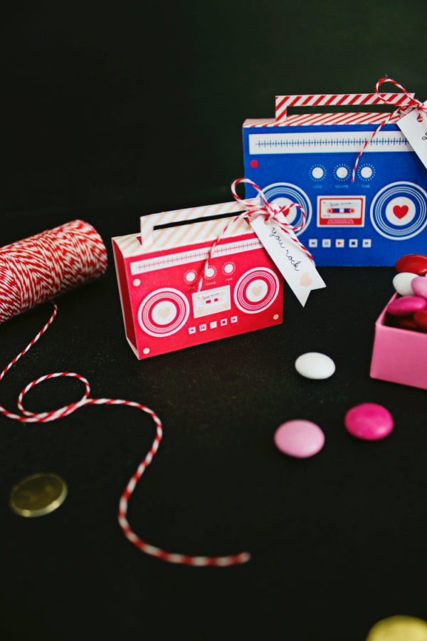 DIY Boombox Valentine's - Lemon Thistle