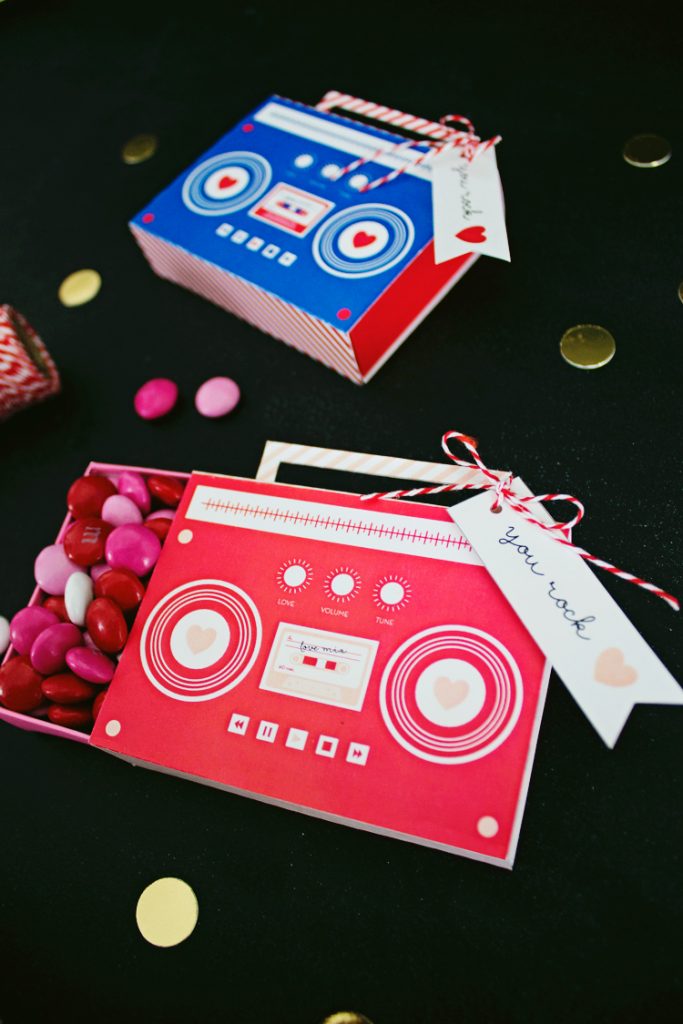 DIY Boombox Valentine's - Lemon Thistle