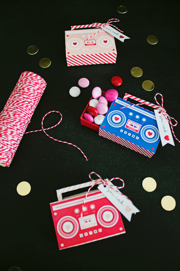 DIY Boombox Valentine's - Lemon Thistle
