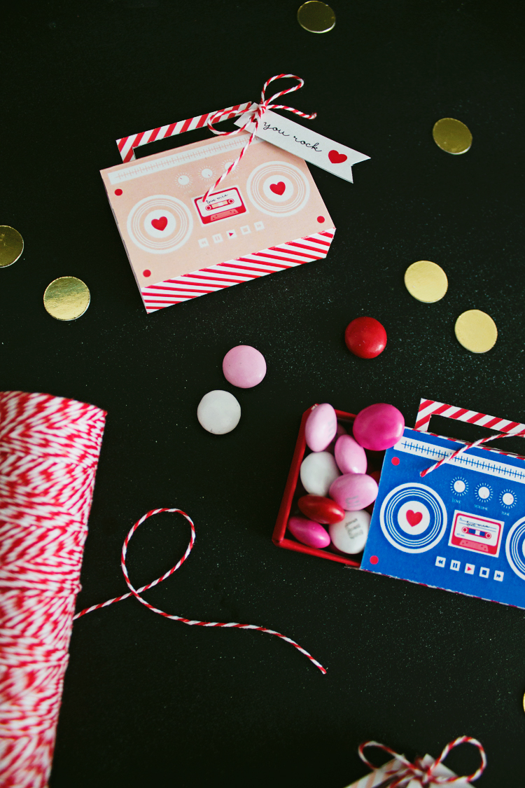 DIY Boombox Valentine's - Lemon Thistle