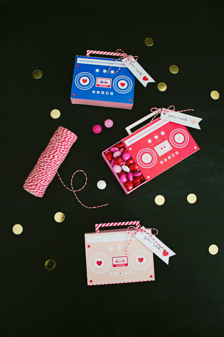 DIY Boombox Valentine's - Lemon Thistle