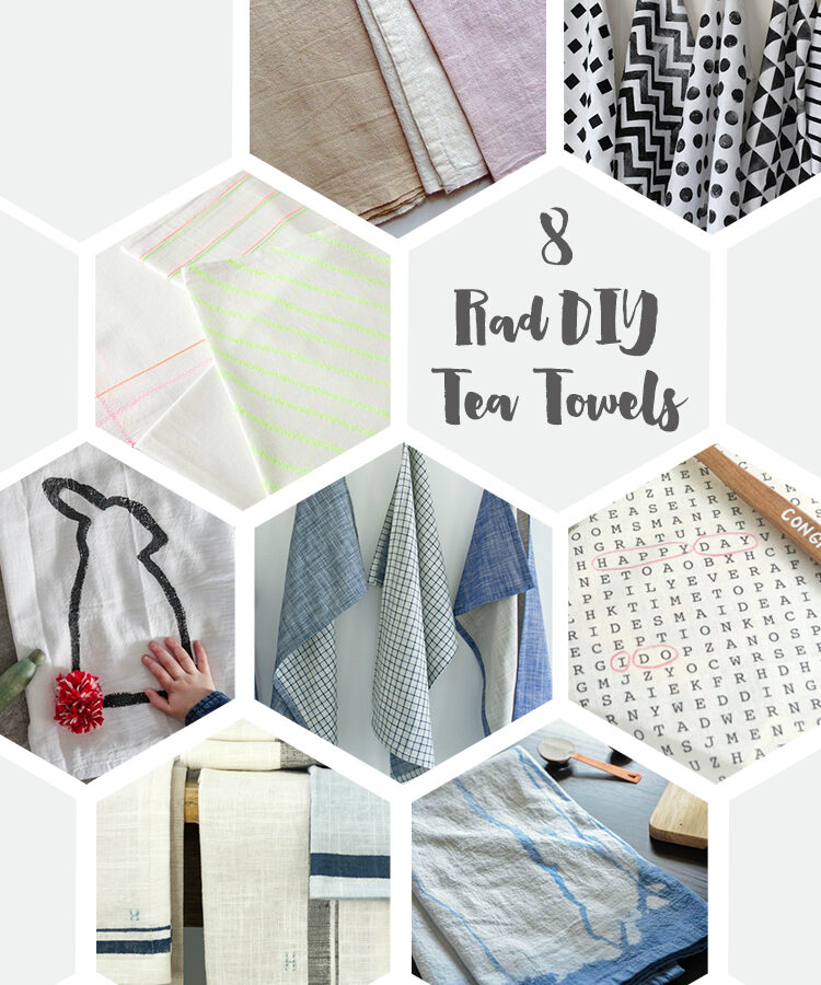 8 Rad DIY Tea Towels to Try - Lemon Thistle