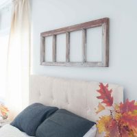 DIY Upcycled Wood Round Photo Frame - Lemon Thistle