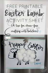 Free Printable: Easter Lamb Activity - Lemon Thistle