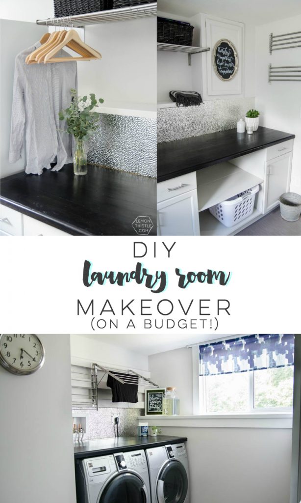 A Laundry Room Makeover (top to bottom!) - Lemon Thistle