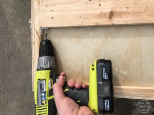 DIY Shoe Storage for a Split Level Entry - Lemon Thistle