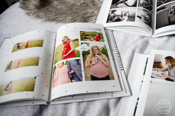 Modern Yearly Photobooks- & organizing years of photos - Lemon Thistle