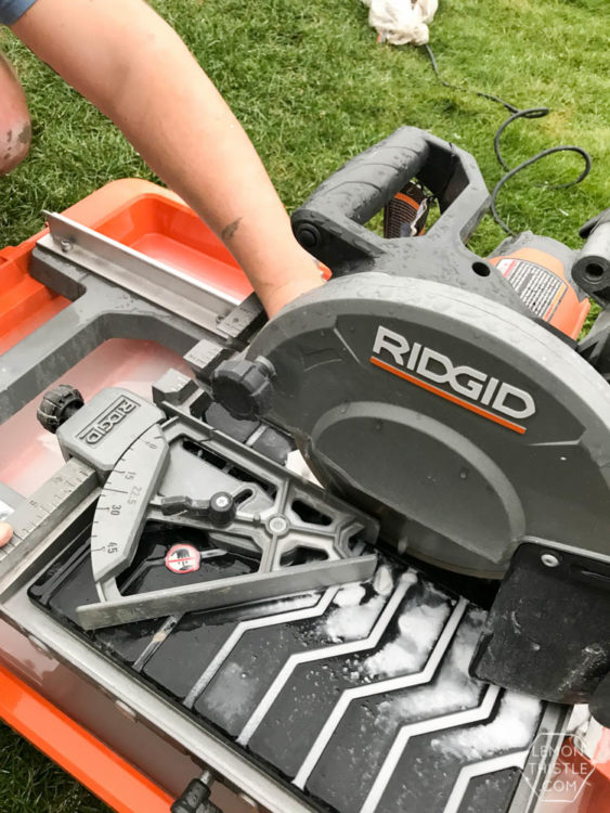 DIY Tiling with Marble: One Room Challenge Week 4 - Lemon Thistle