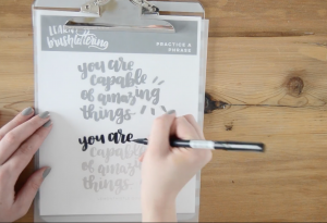 3 Ways: How to use Printable Practice Sheets for Hand Lettering - Lemon ...