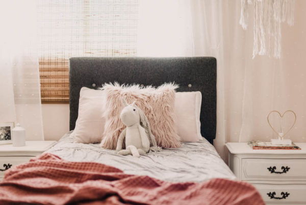 Pretty in Pink - Modern Girl's Bedroom (ORC Reveal!) - Lemon Thistle