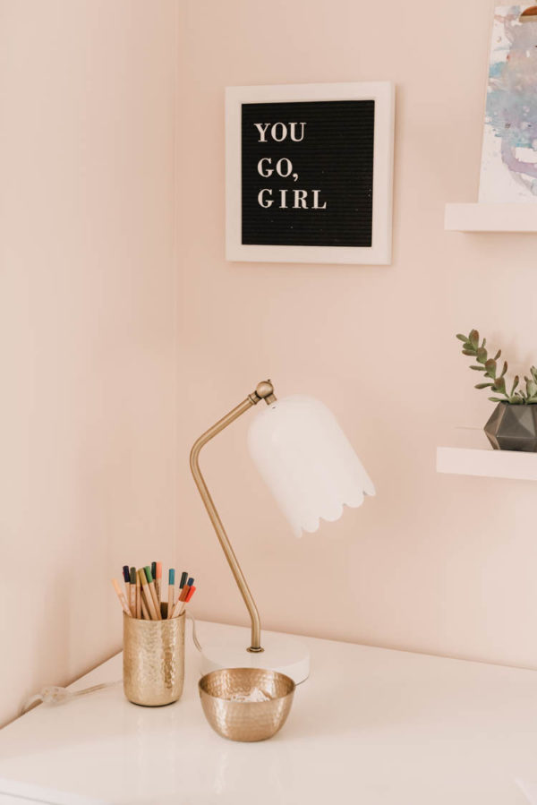 Pretty in Pink - Modern Girl's Bedroom (ORC Reveal!) - Lemon Thistle