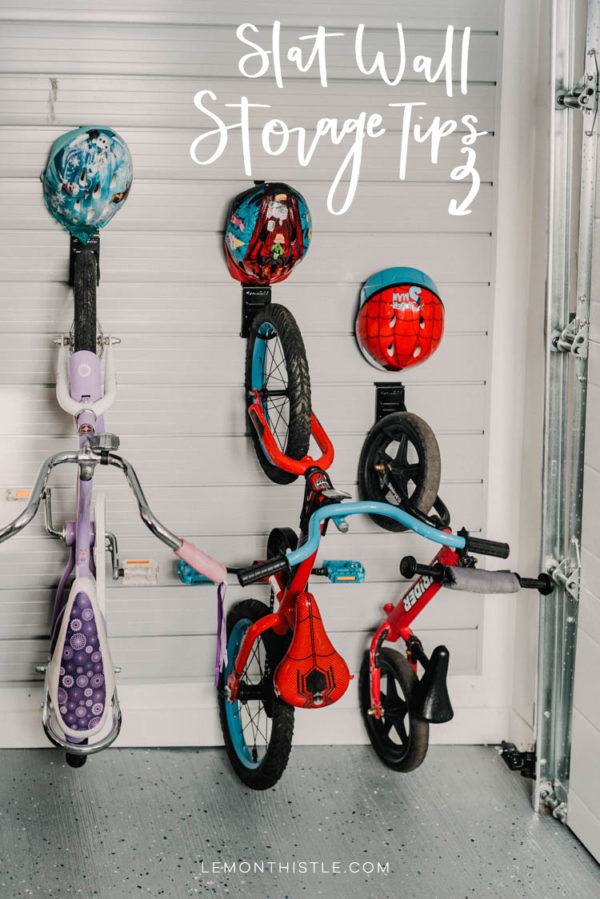 Slat Wall Storage Tips - Lemon Thistle