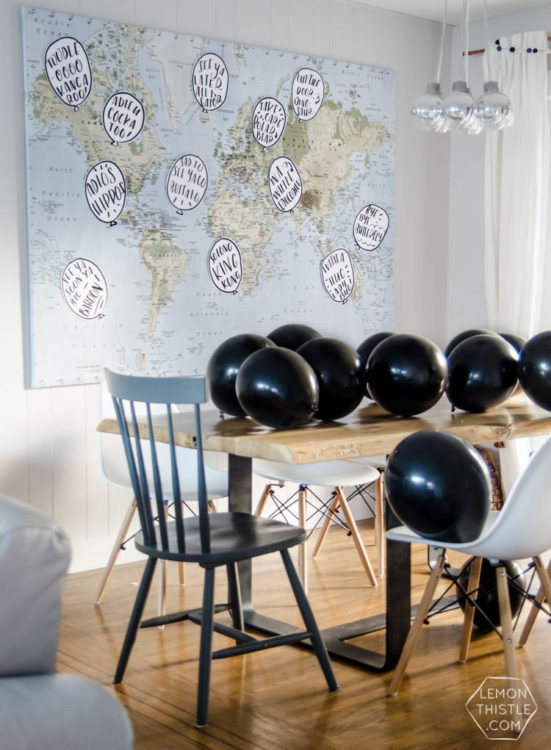 Simple Going Away Party Decor - Goodbye Balloons! - Lemon Thistle