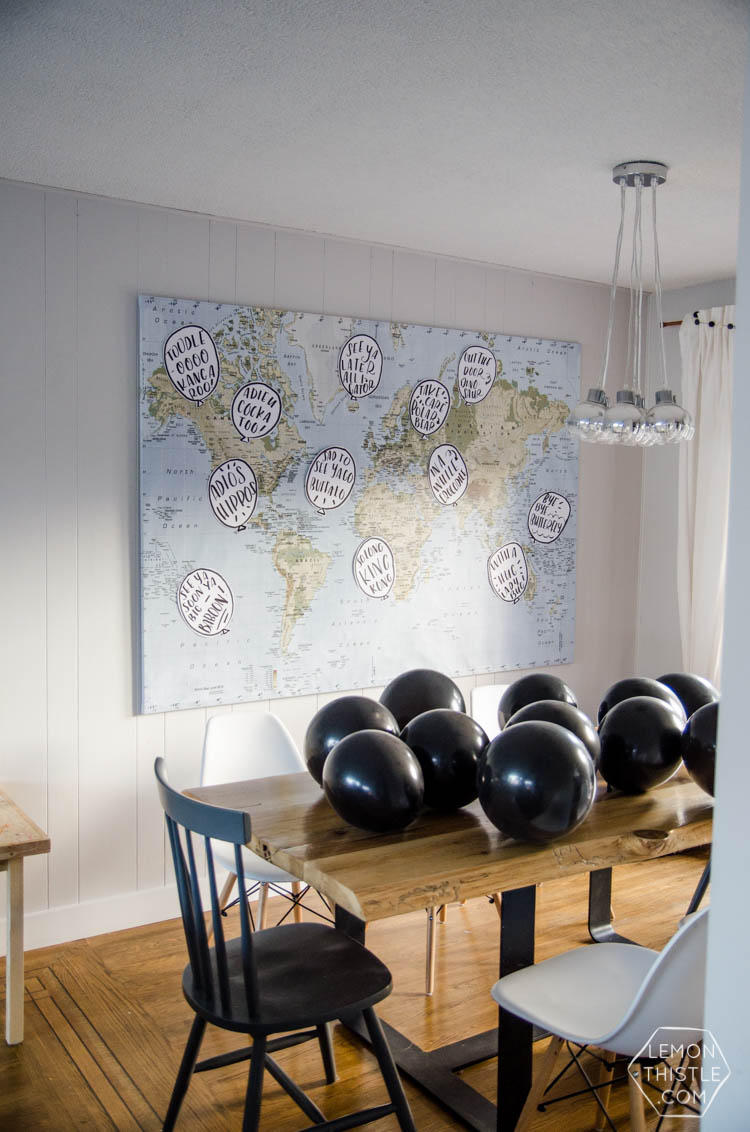 Simple Going Away Party Decor - Goodbye Balloons! - Lemon Thistle
