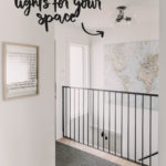 How to install a wooden handrail on split level stairs - Lemon Thistle