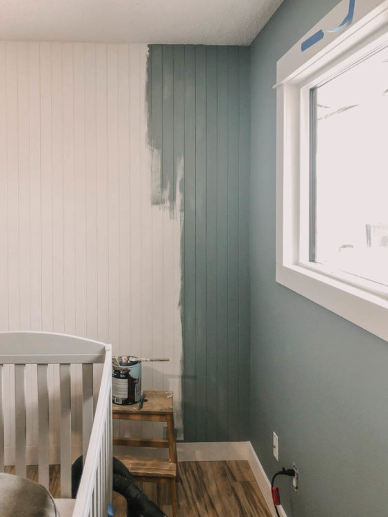 Easy DIY Vertical Shiplap Wall - Shortcuts + Tips! Lemon Thistle