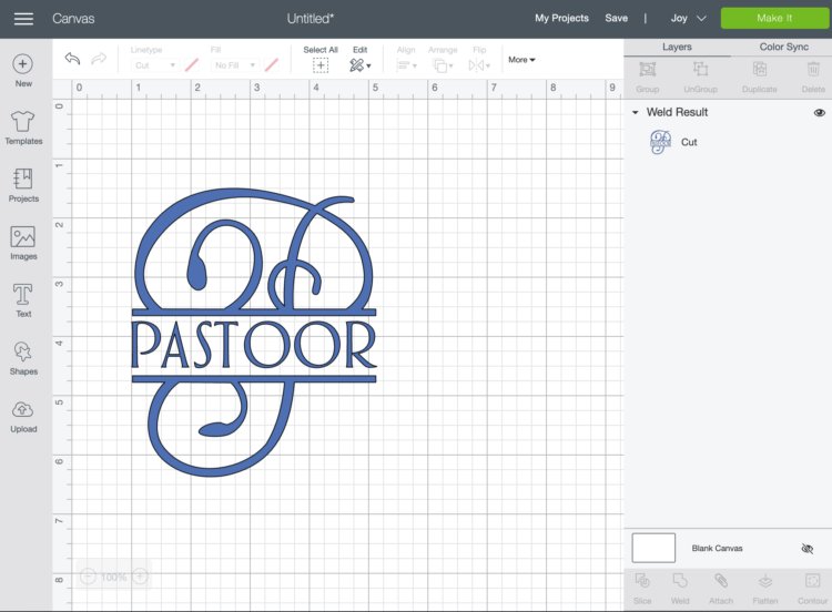 Make Monograms in Cricut Design Space - Lemon Thistle