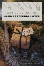 Gift Guide For Hand Lettering Lover - Lemon Thistle