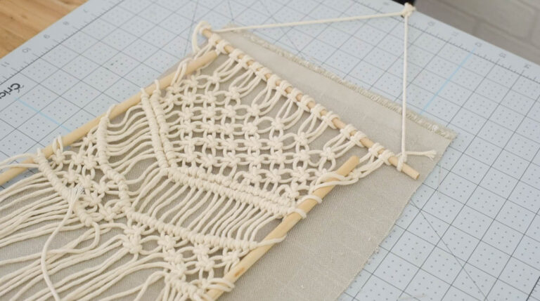 DIY Macrame Stocking - Lemon Thistle