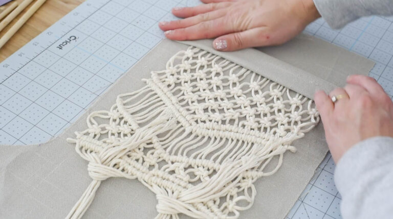 DIY Macrame Stocking - Lemon Thistle