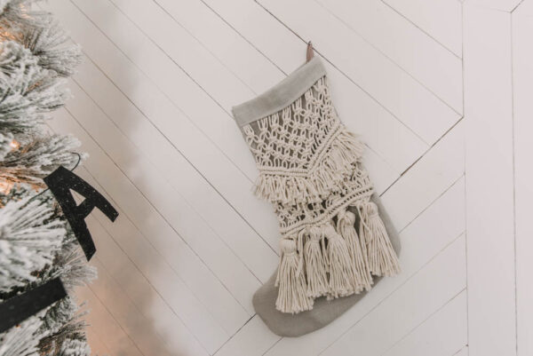 DIY Macrame Stocking - Lemon Thistle