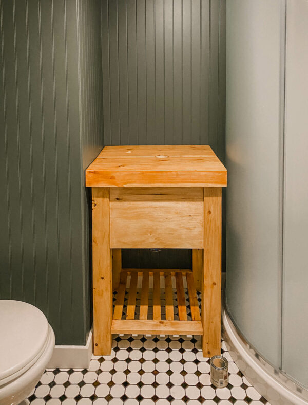Rustic DIY Wood Vanity - Lemon Thistle