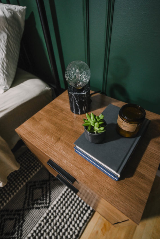 Green Bedroom Makeover - Lemon Thistle