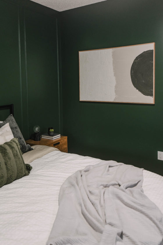Green Bedroom Makeover - Lemon Thistle
