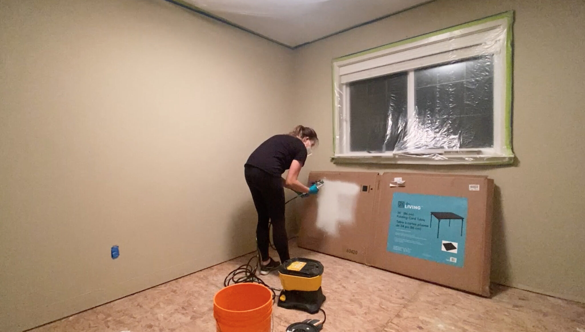 Beginner guide to Painting Interior walls with a Sprayer - Lemon Thistle