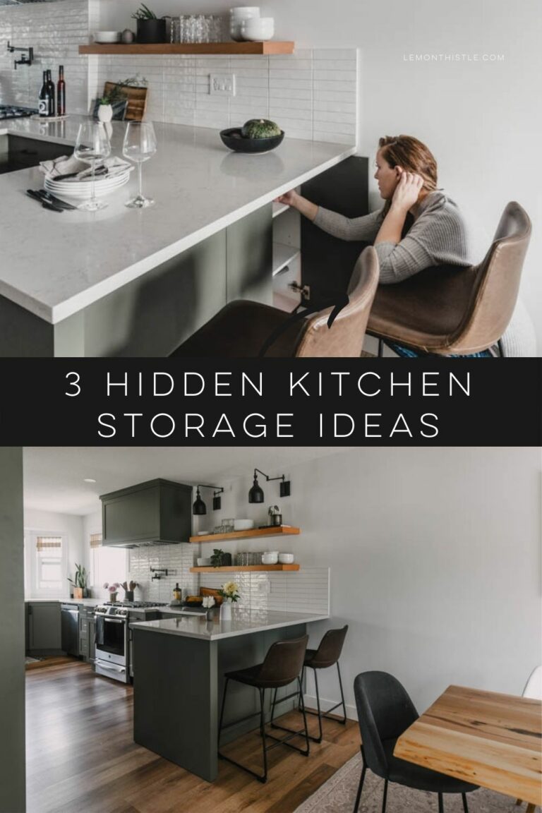 Hidden Kitchen Storage - Lemon Thistle