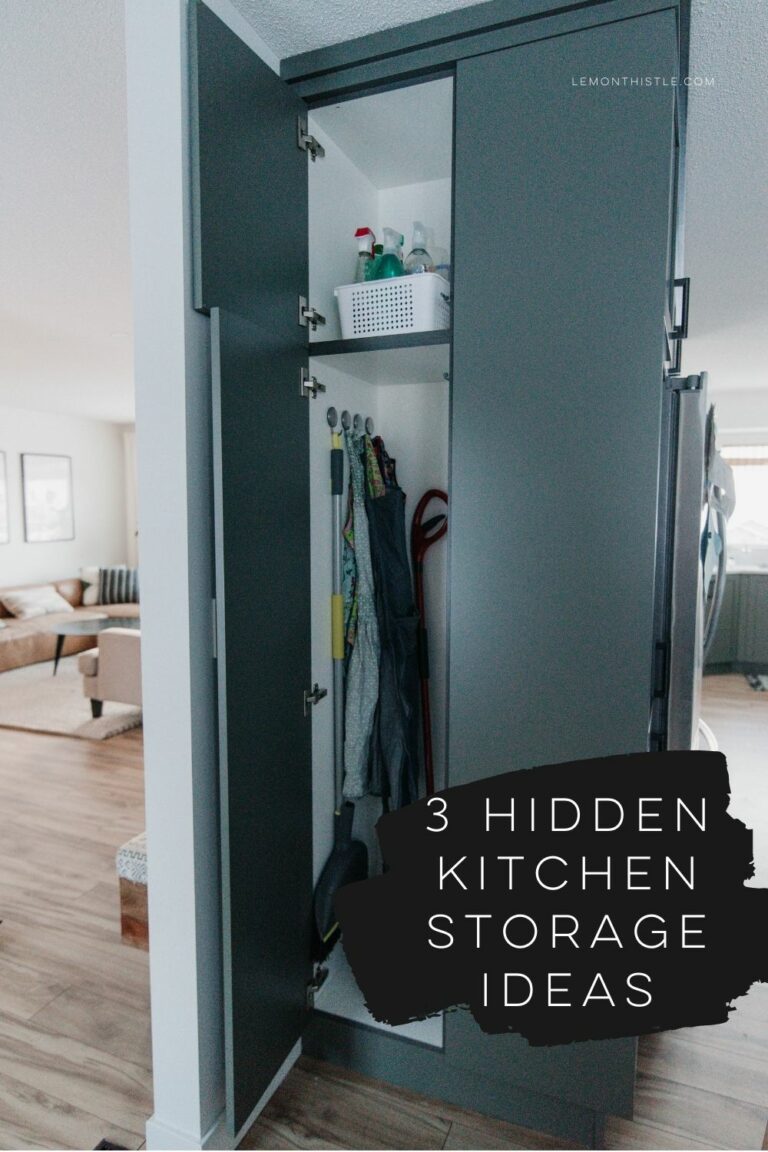 Hidden Kitchen Storage - Lemon Thistle