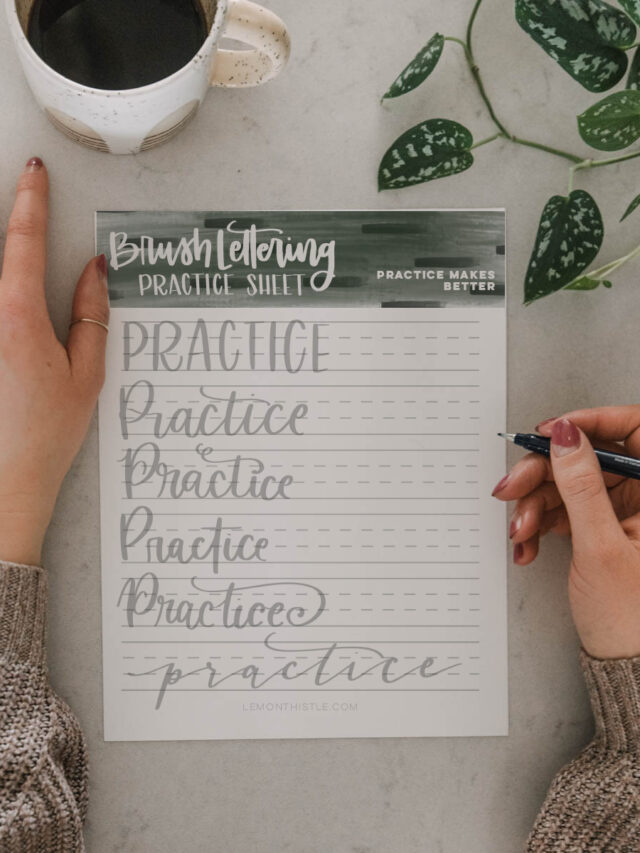 Practice Sheet Archives - Lemon Thistle