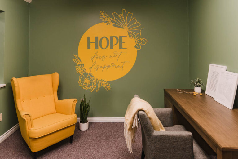 Floral Quote Mural | some mural painting tips for beginners - Lemon Thistle