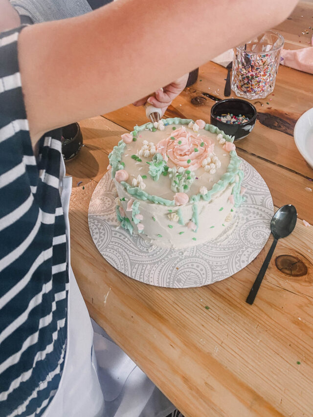 DIY Cake Decorating Party for Kids - Lemon Thistle