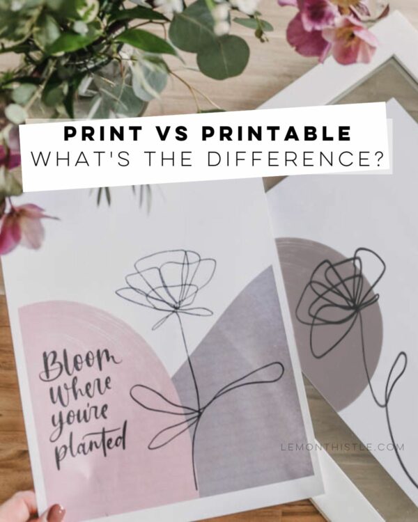 How to Print Free Printables - Lemon Thistle